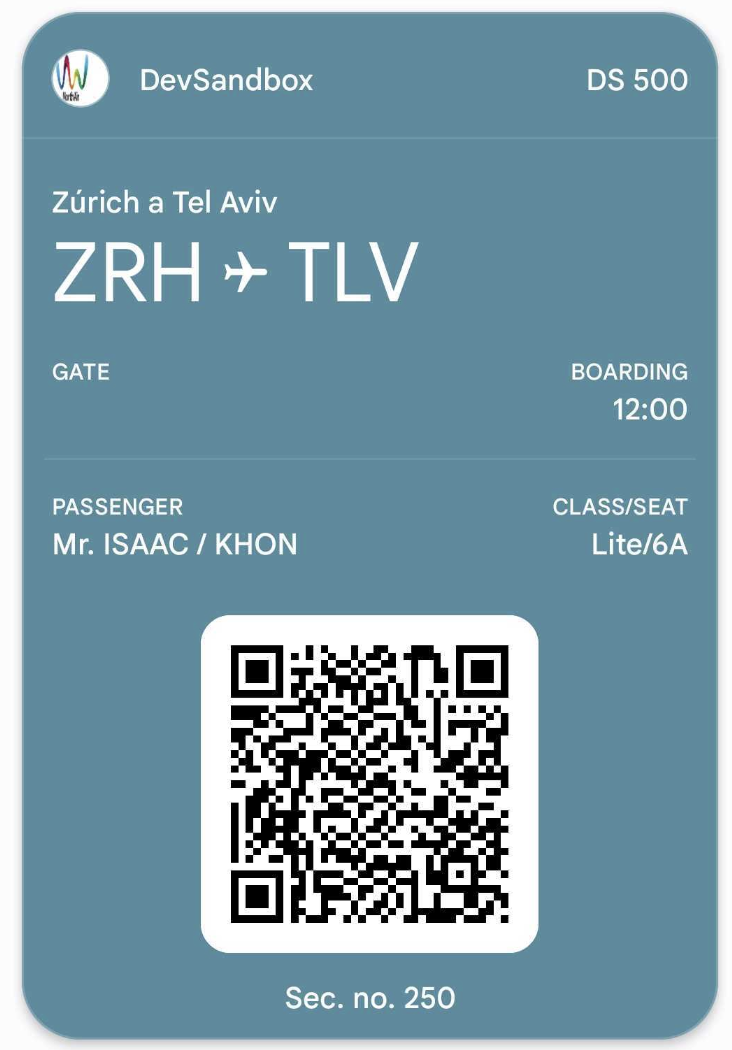 26/JUN/2023 - Mobile Boarding pass – GO7 PSS Support