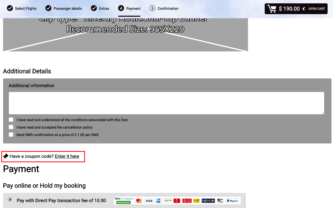 Coupons system – GO7 PSS Support